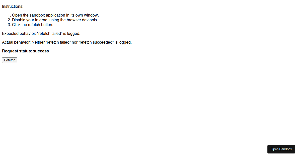 React Query Refetch Throwonerror Codesandbox 