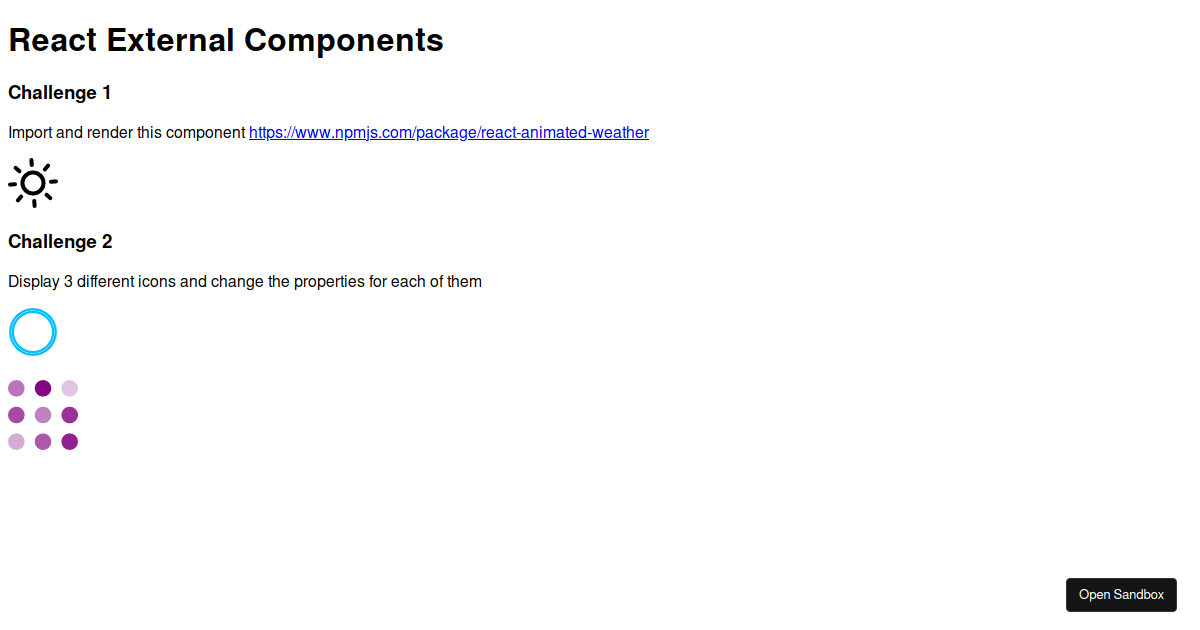 React External Components (forked) - Codesandbox