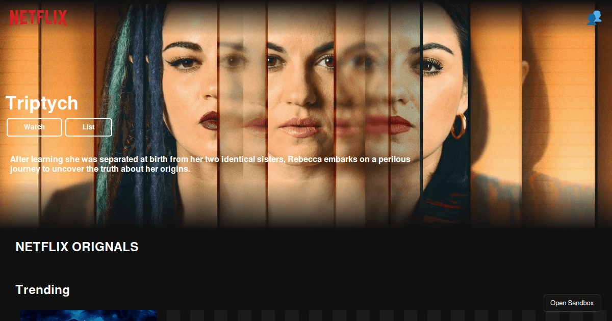 Netflix_Clone - Codesandbox