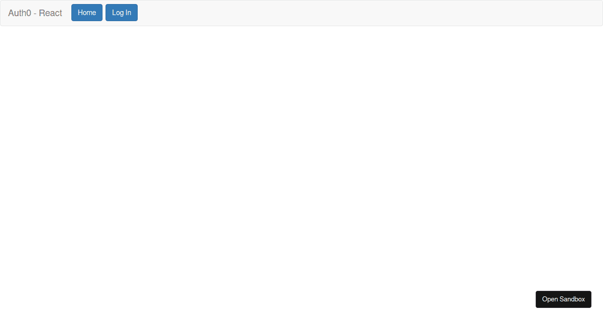 React POC - Codesandbox