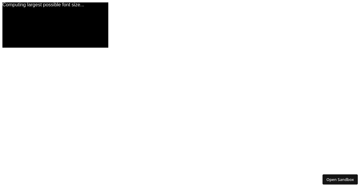 @altano/satori-fit-text browser example - Codesandbox