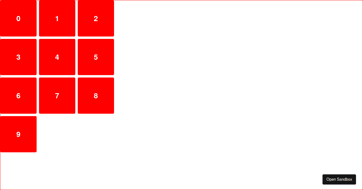 Multi Block Grid React Spring No Rearrangement Codesandbox 