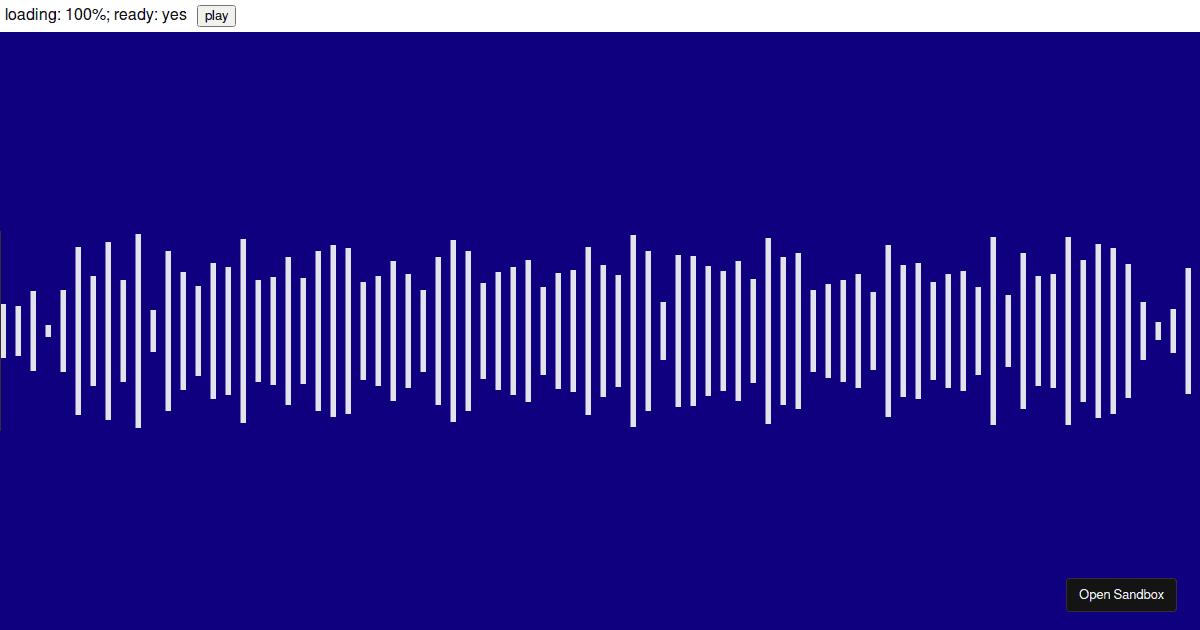 waveform (forked) - Codesandbox