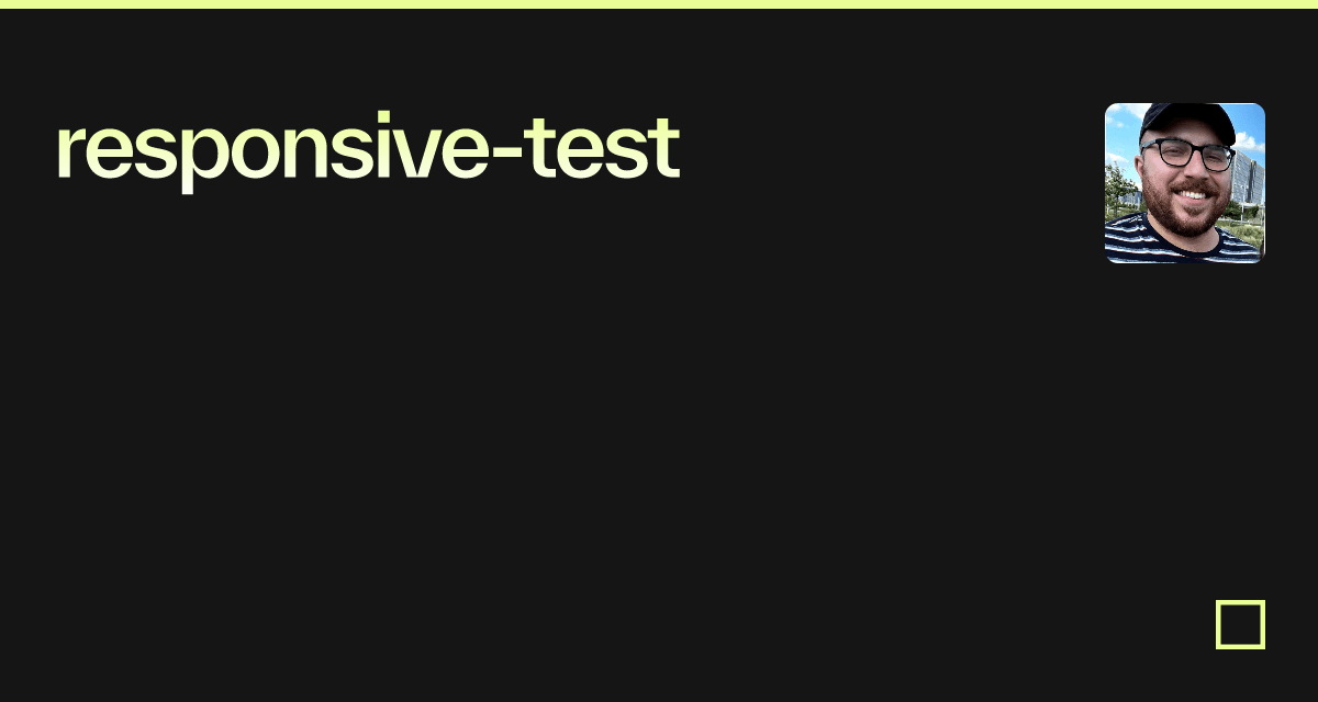 responsive-test - Codesandbox