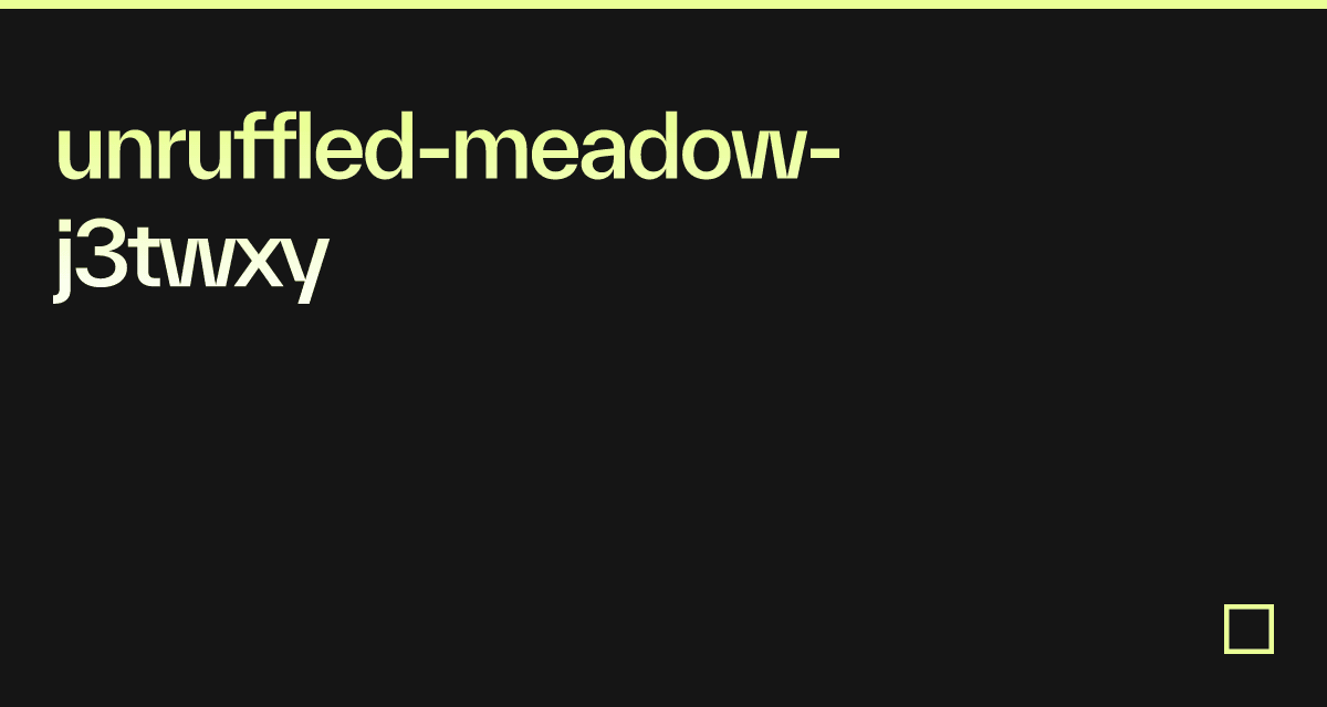 unruffled-meadow-j3twxy - Codesandbox