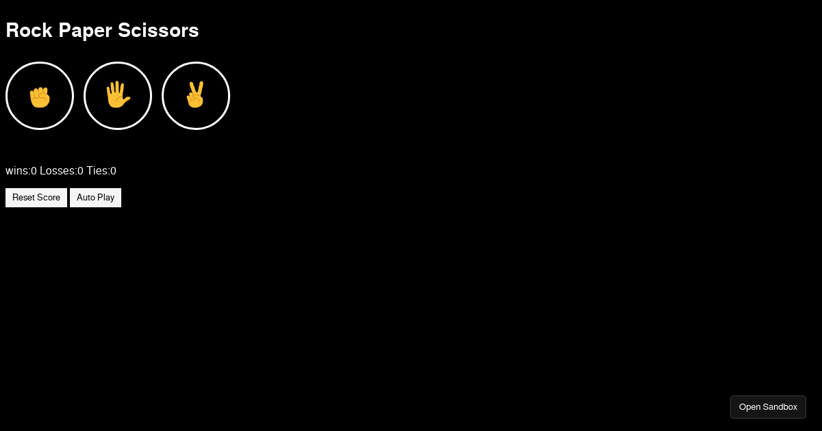 LanchuNaik/Rock-paper-scissors - Codesandbox