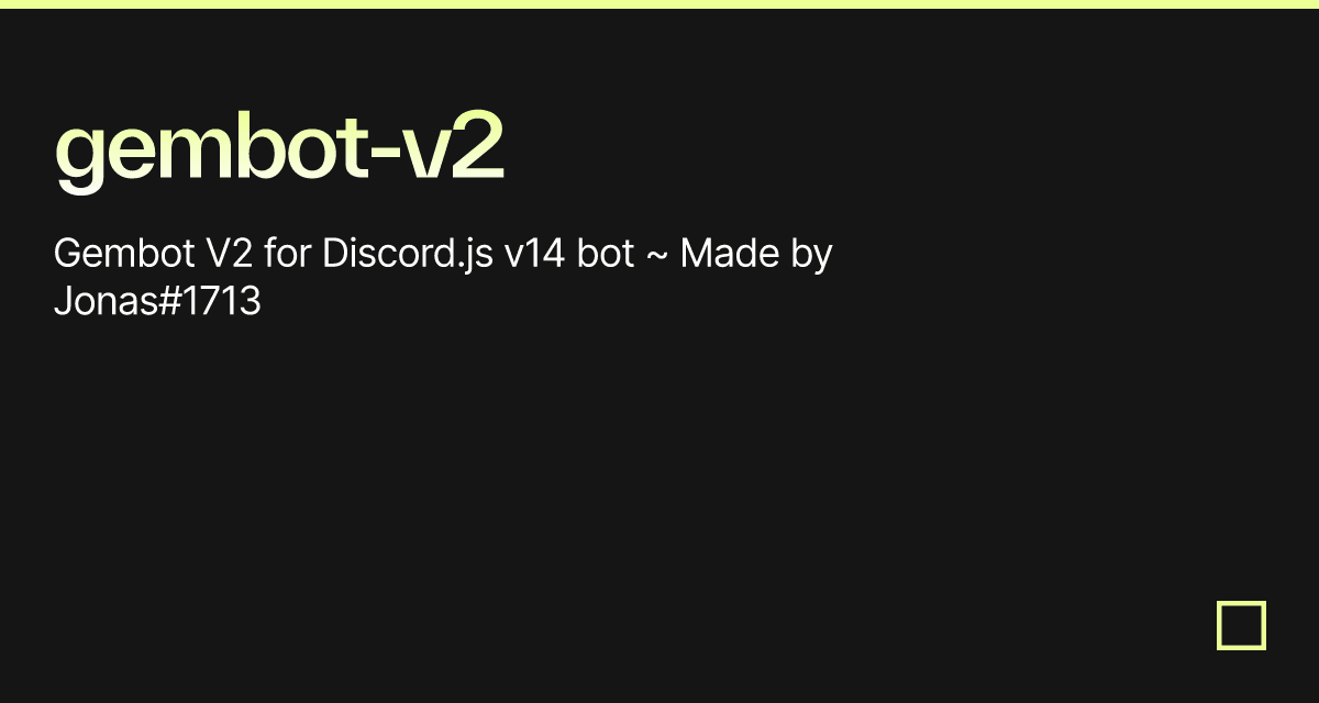 gembot-v2 - Codesandbox