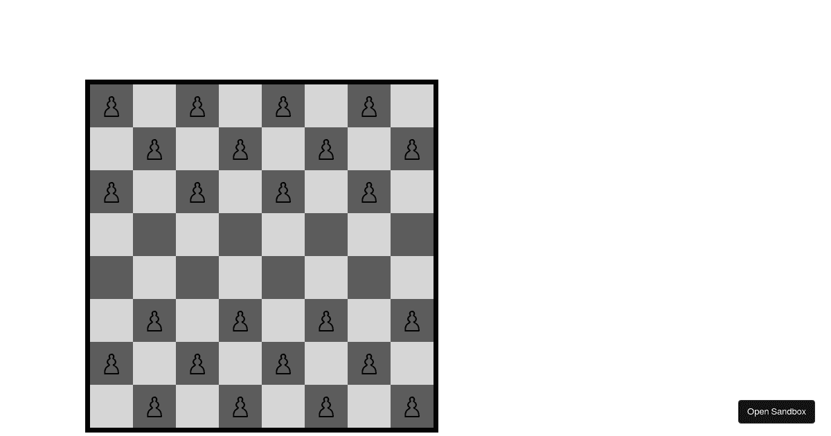 Dammen - Codesandbox