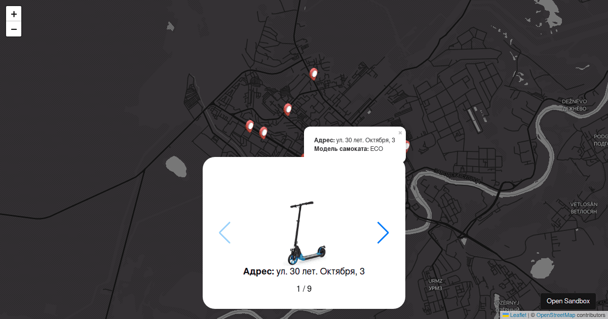 leaflet-map - Codesandbox