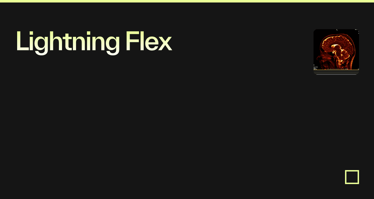 Lightning Flex - Codesandbox