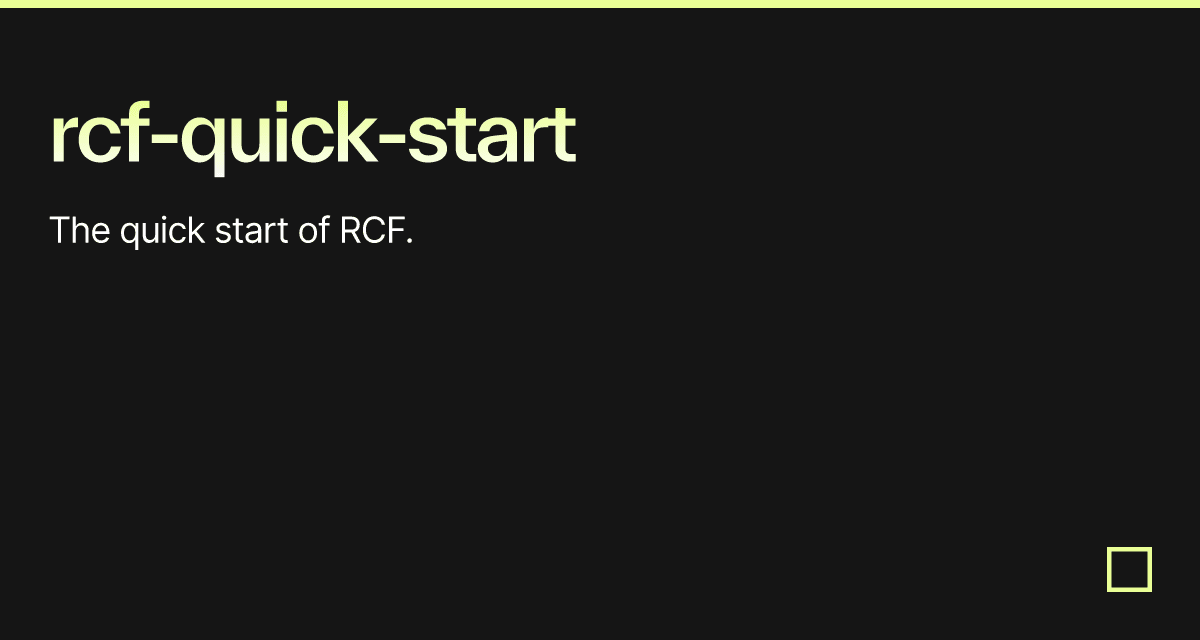 rcf-quick-start - Codesandbox