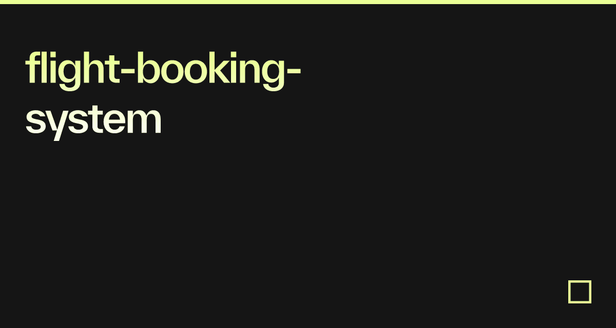 flight-booking-system - Codesandbox