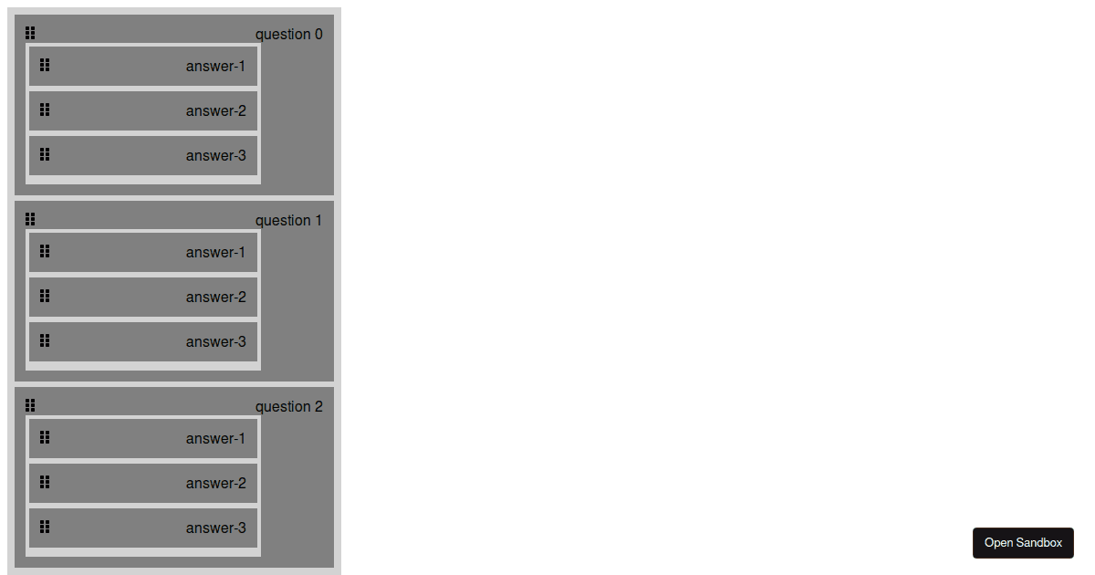 react-beautiful-dnd-nested-drag-example - Codesandbox