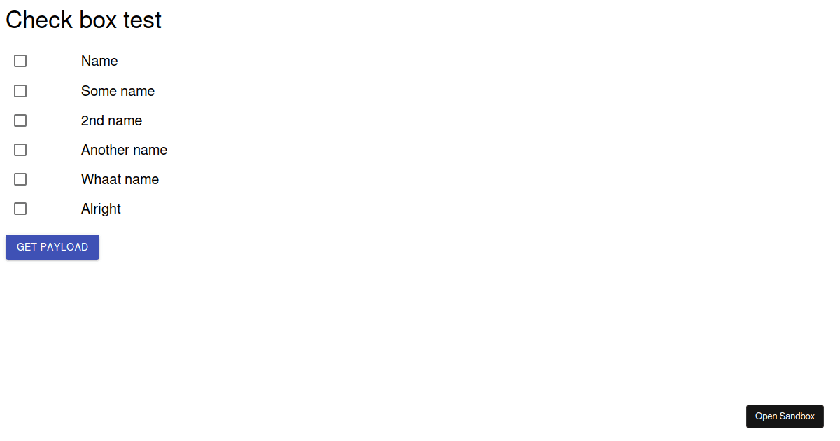 Checkbox state test (solved) - Codesandbox