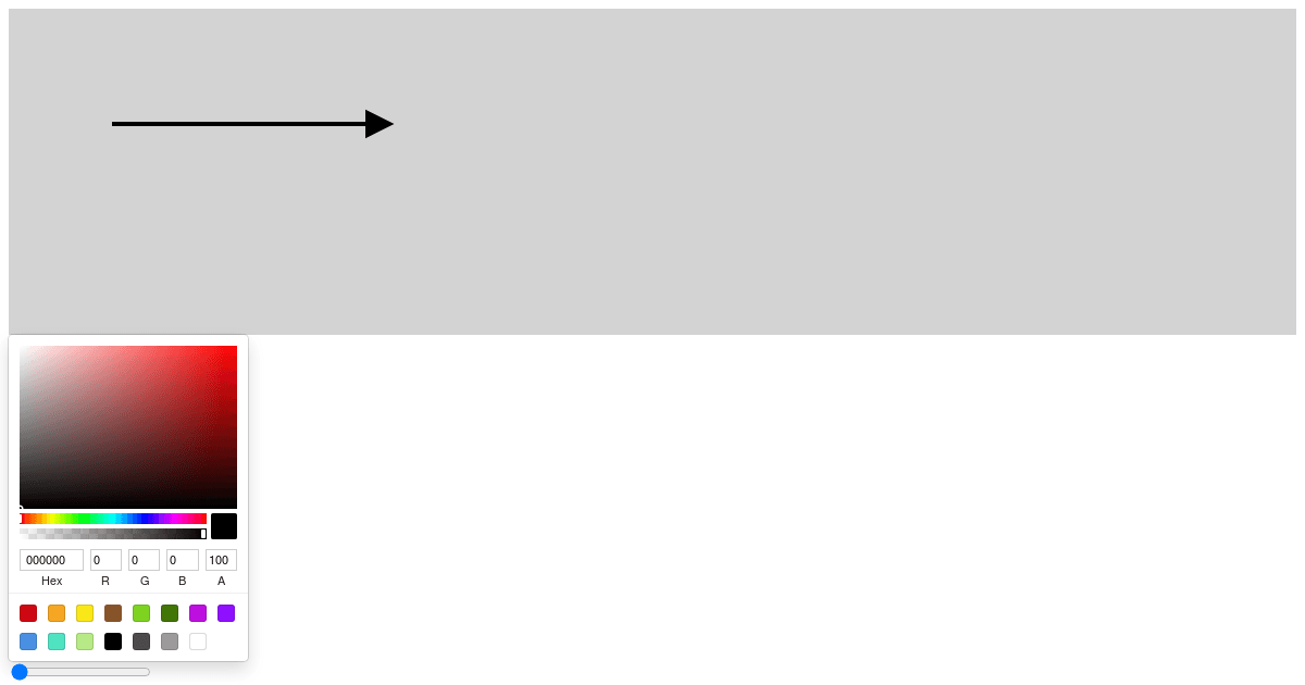 konva arrow + anchor - Codesandbox