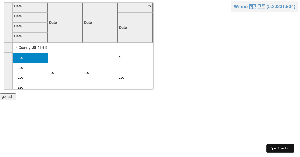 Wijmo Typescript Codesandbox