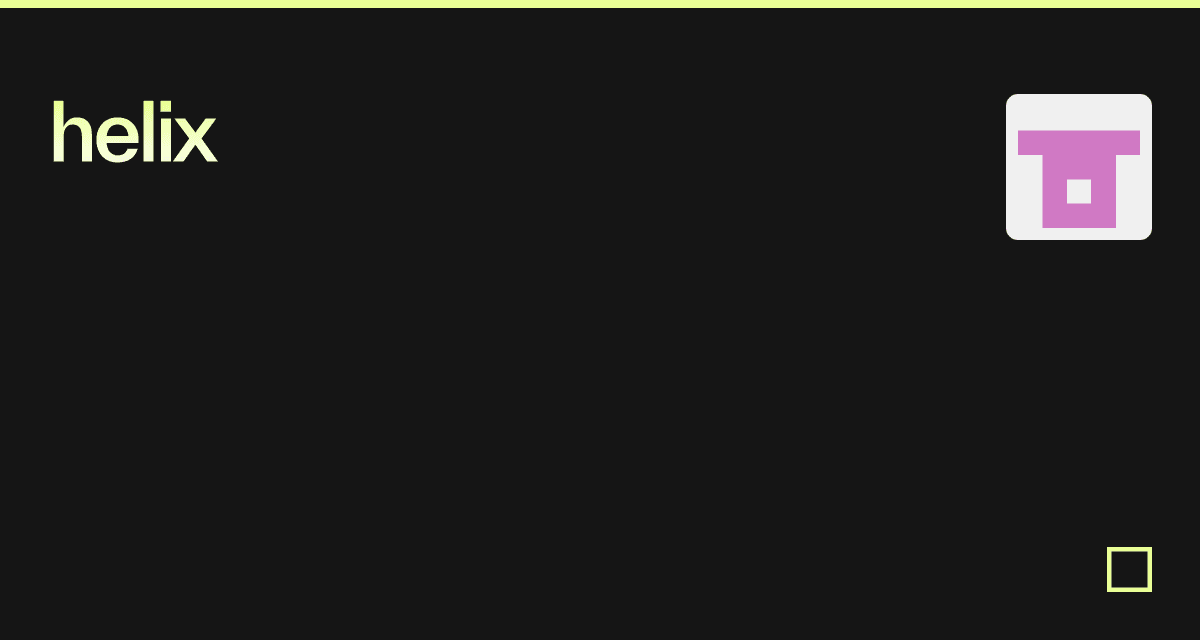 helix - Codesandbox
