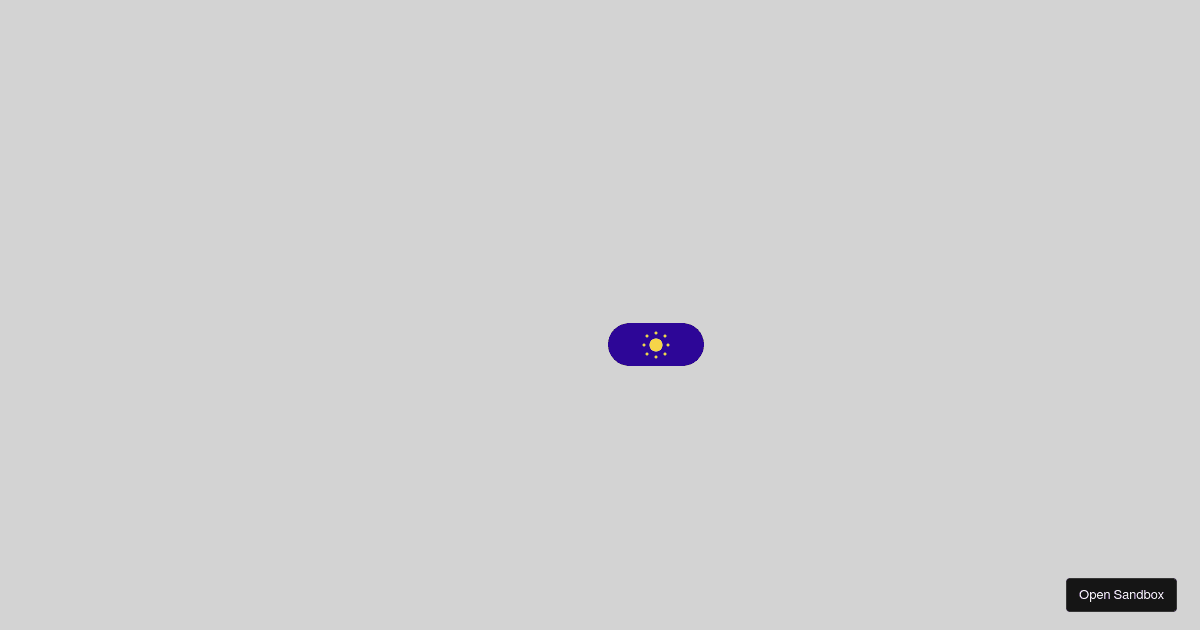 React Theme Toggle Button Forked Codesandbox