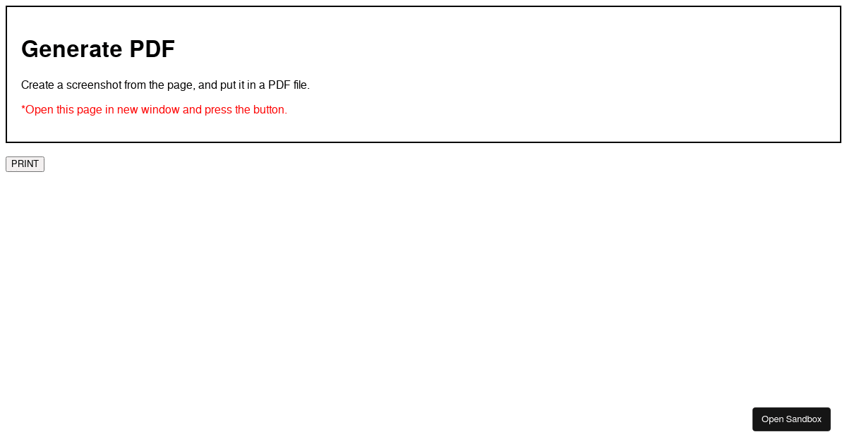 html2canvas-jspdf (forked) - Codesandbox