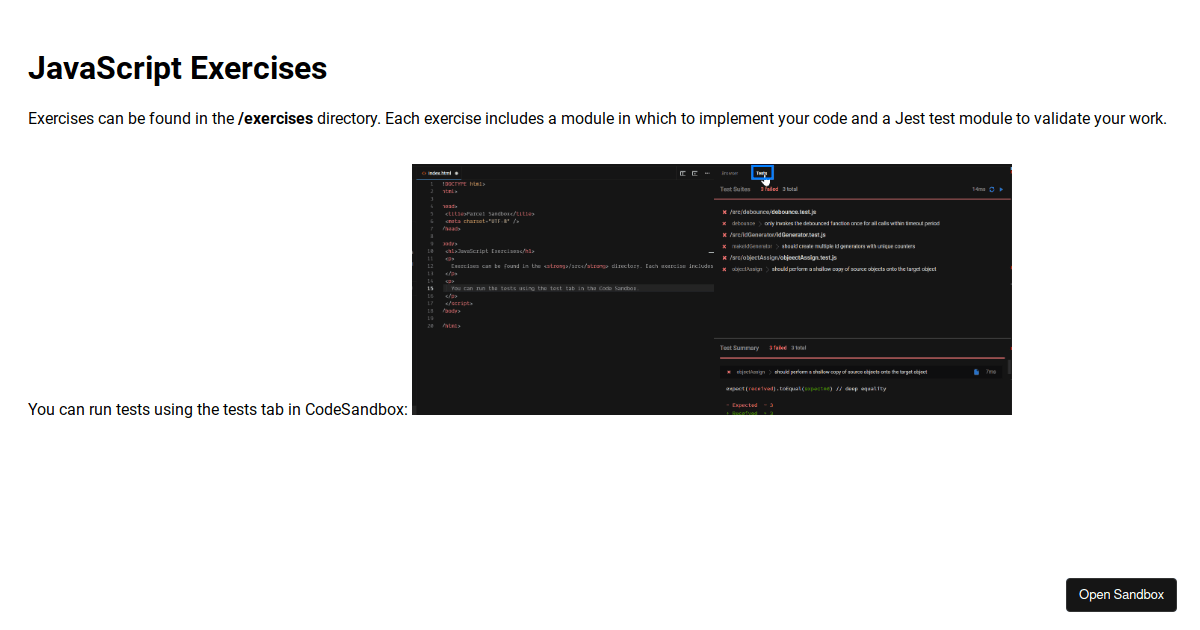 Sahil Dev - Screen - Codesandbox