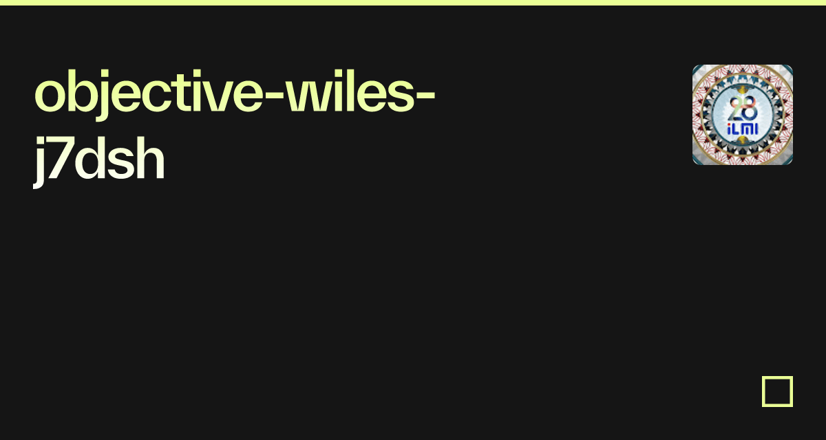 objective-wiles-j7dsh - Codesandbox