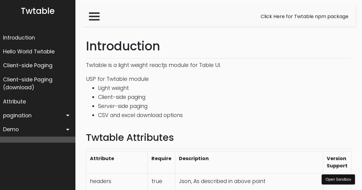 twttable-doc - Codesandbox