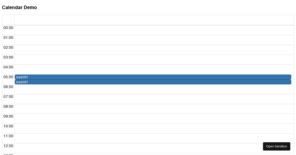React-Big-Calendar-Issue - Codesandbox