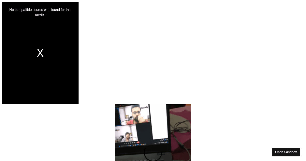 videojs (forked) - Codesandbox