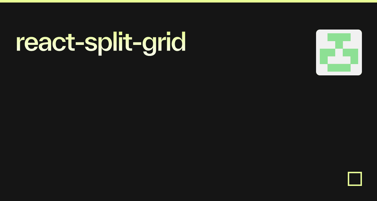 react-split-grid - Codesandbox
