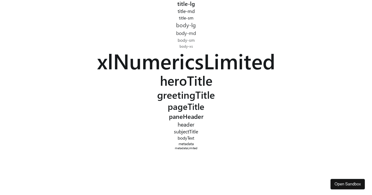 /joy-ui/customization/theme-typography/#microsofts-fluent - Codesandbox