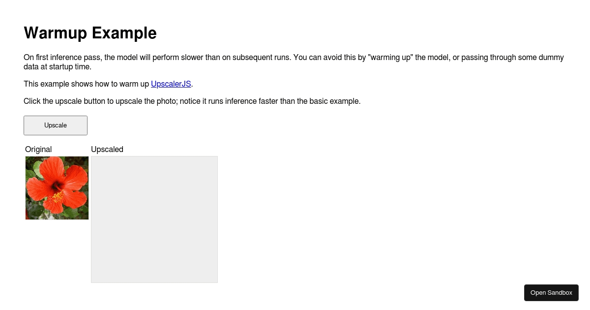 warmup - Codesandbox