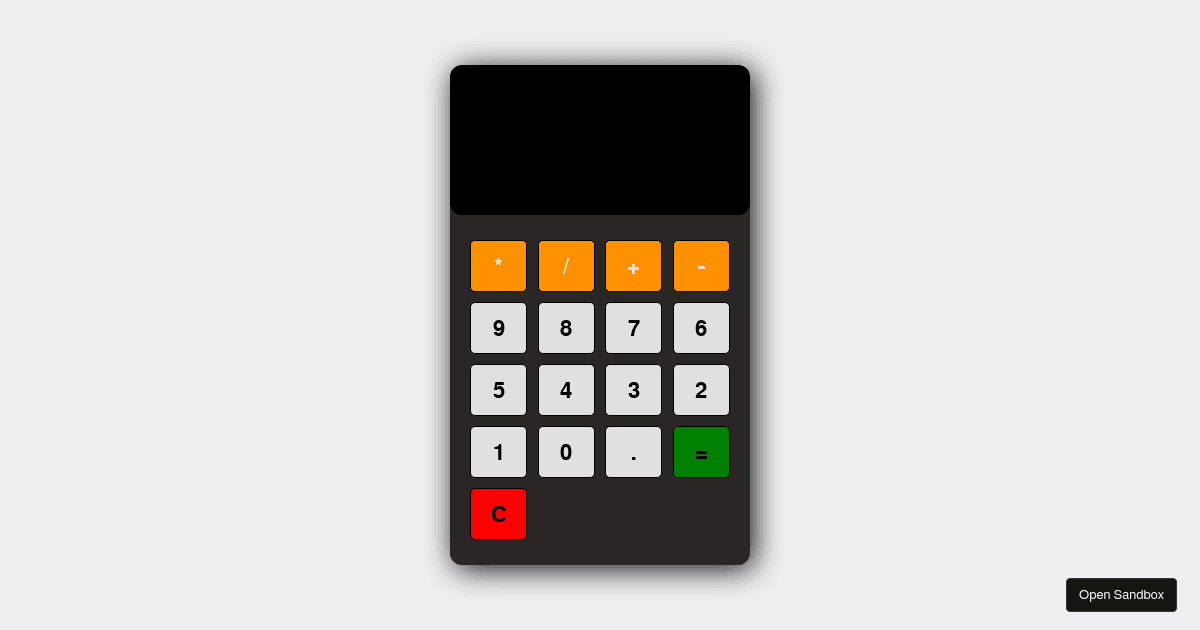 calculator-project - Codesandbox