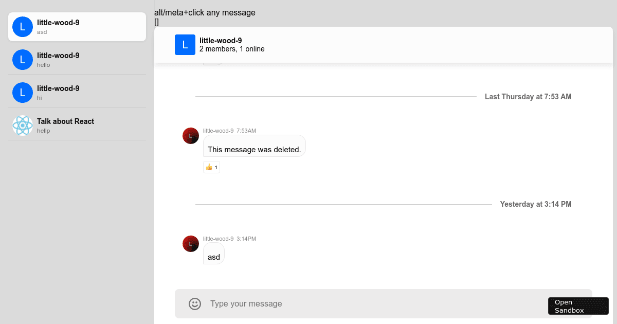 custom-message (forked) - Codesandbox