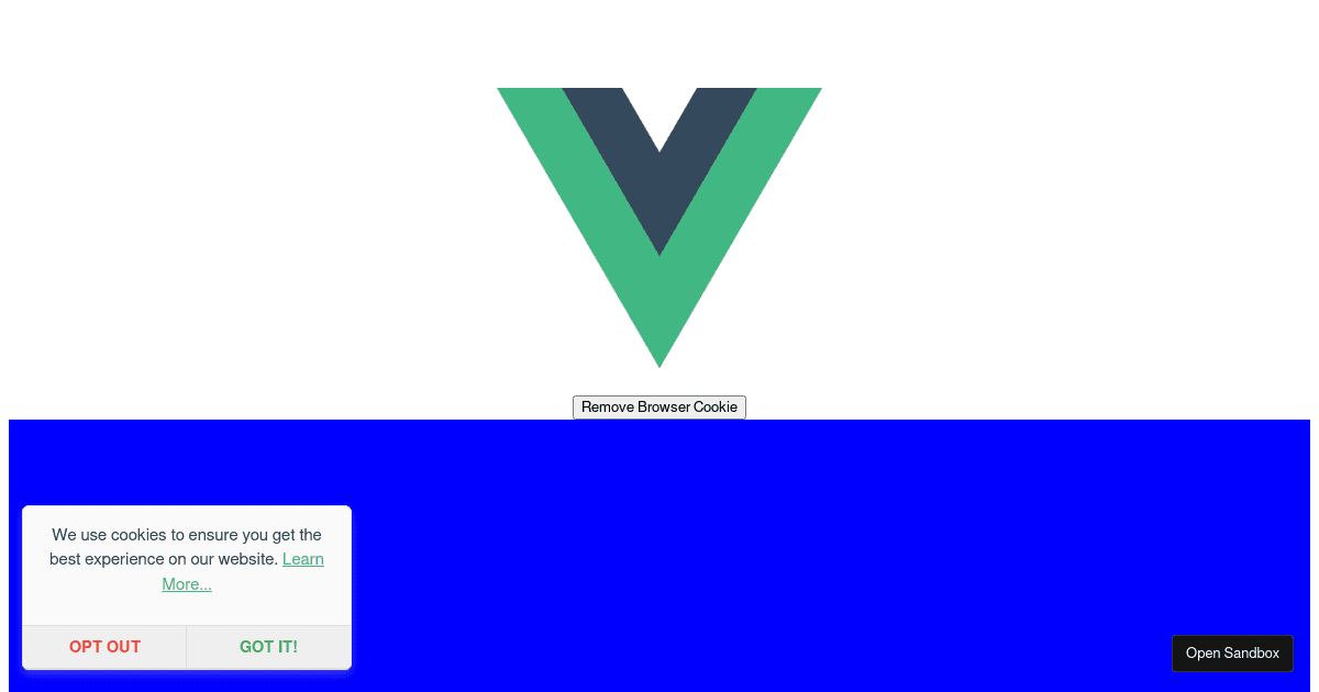 Vue Template - Codesandbox