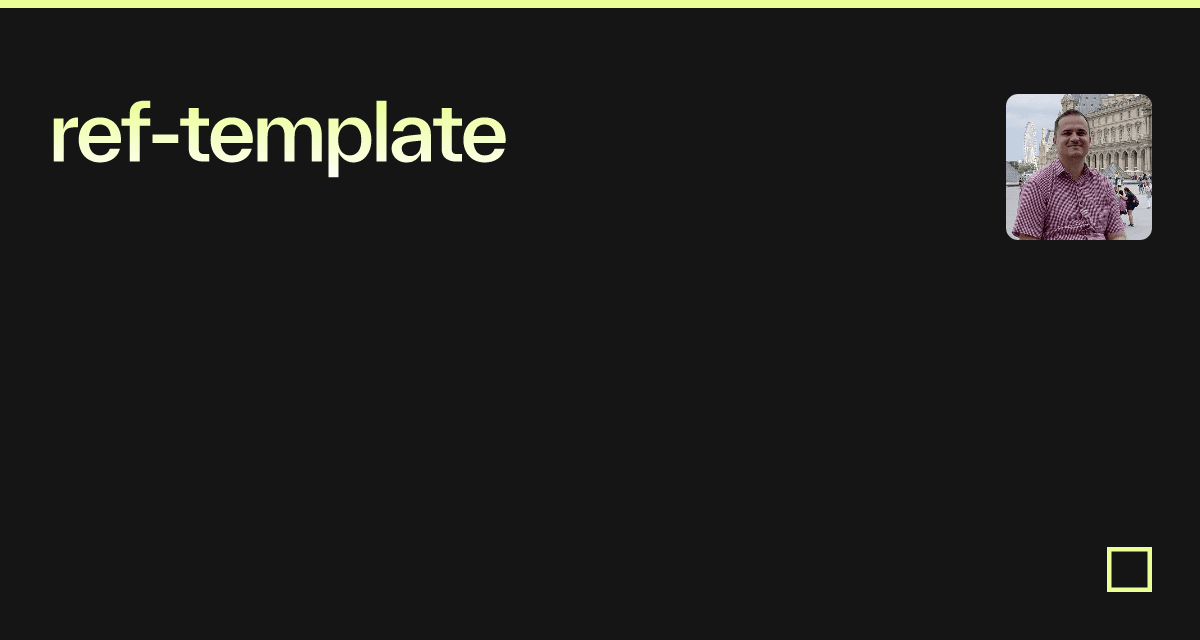 ref-template - Codesandbox