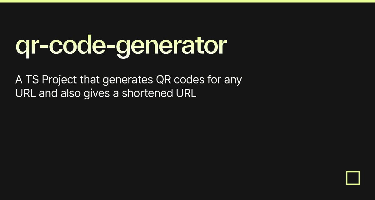 qr-code-generator - Codesandbox