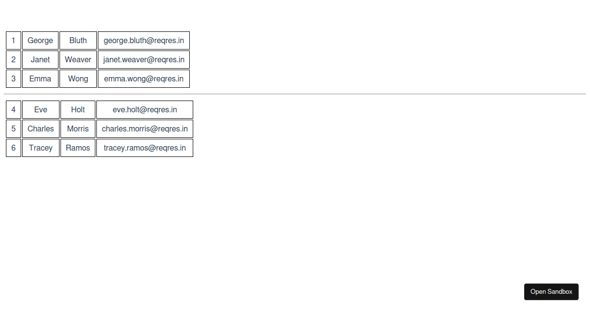 Vue Template - Codesandbox