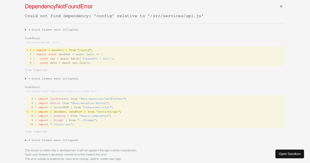 Classify Codesandbox 2717