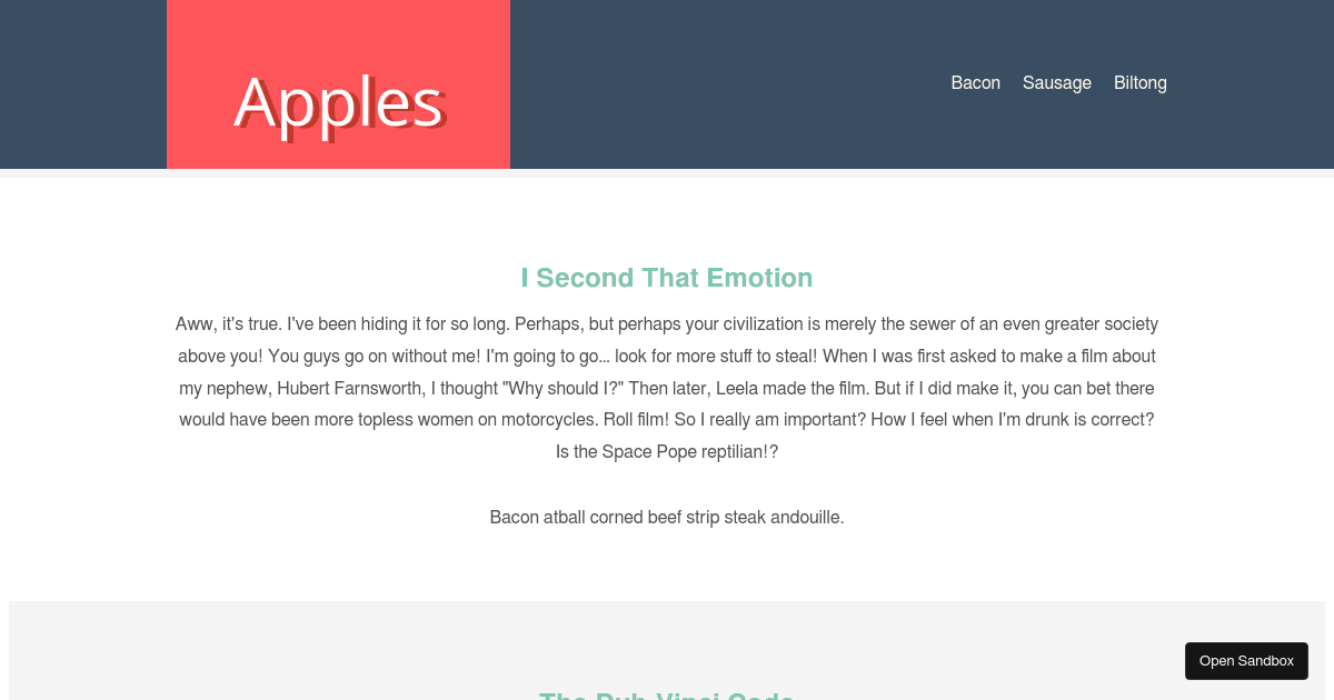 Header Shrink On Scroll Codesandbox