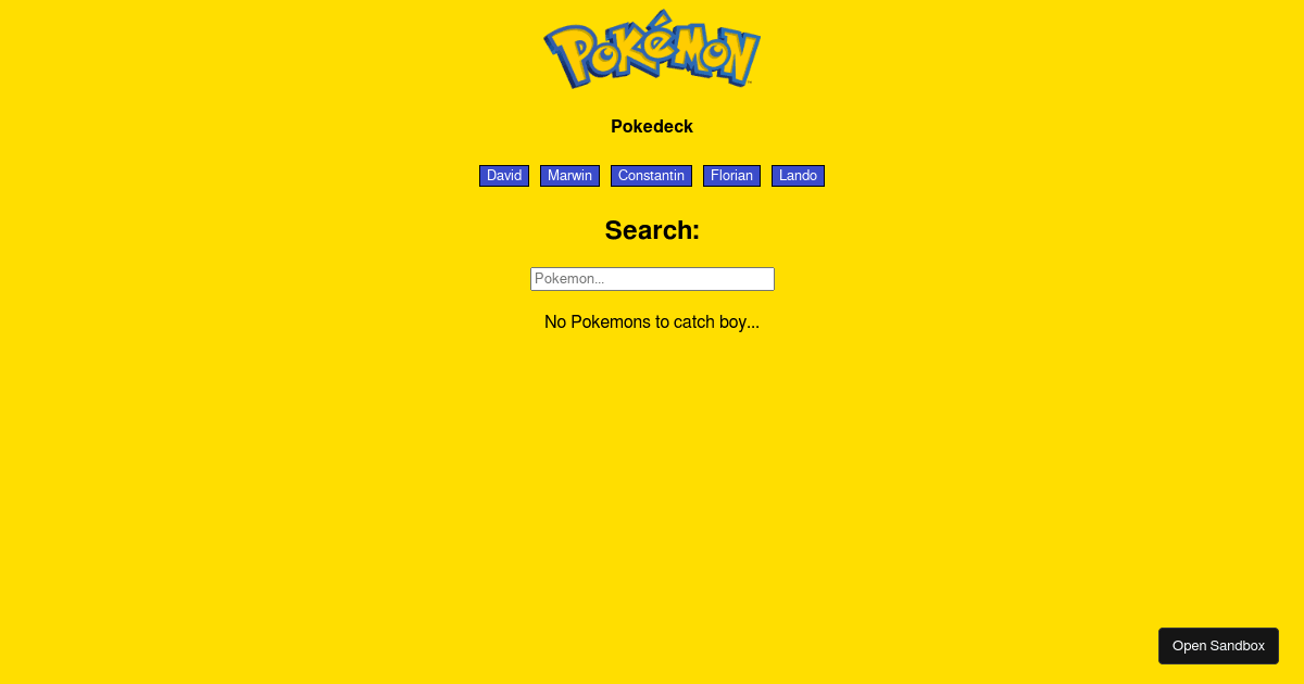 POKEDEX - Codesandbox