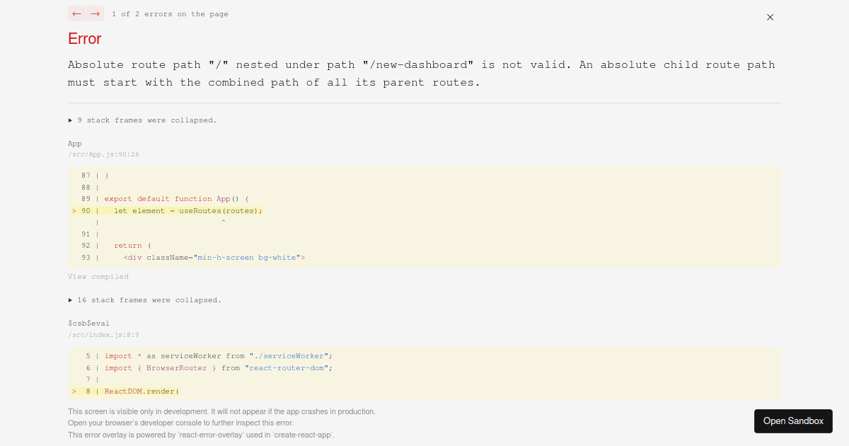 Samselikoff2020 06 09 React Router V6 Navlink Codesandbox