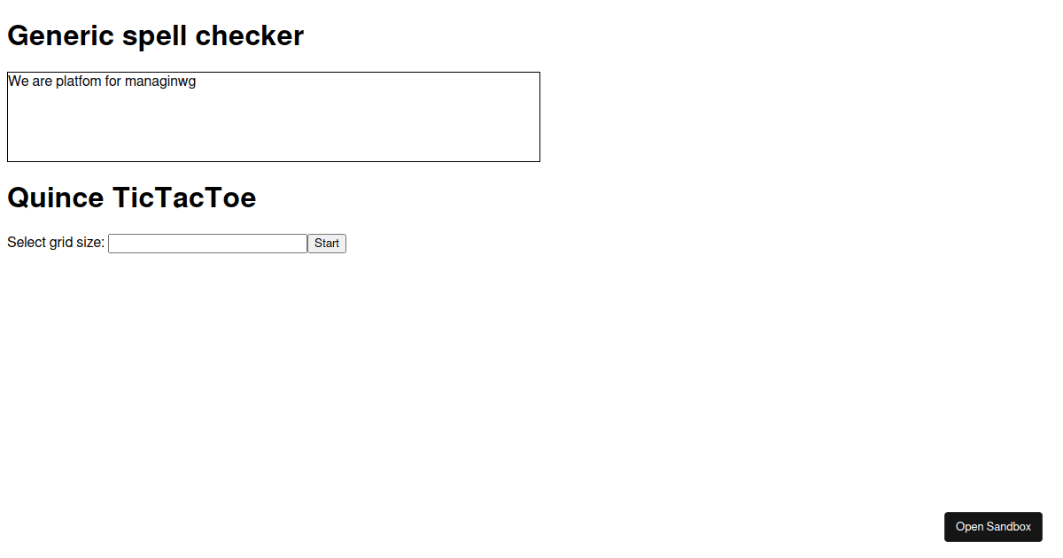 CSB trial - Codesandbox