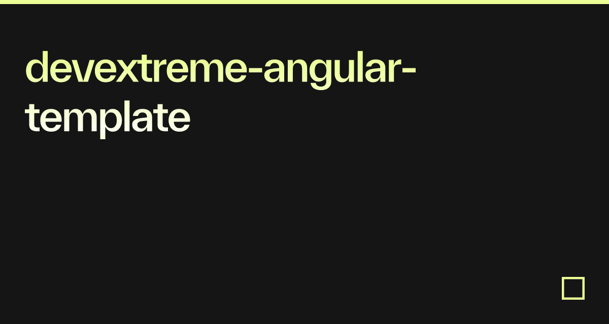 devextreme-angular-template - Codesandbox