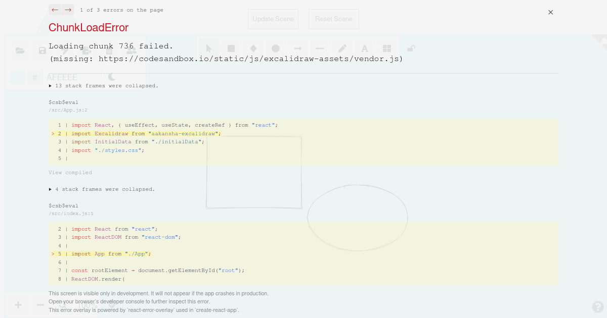 excalidraw-v0.2 (forked) - Codesandbox