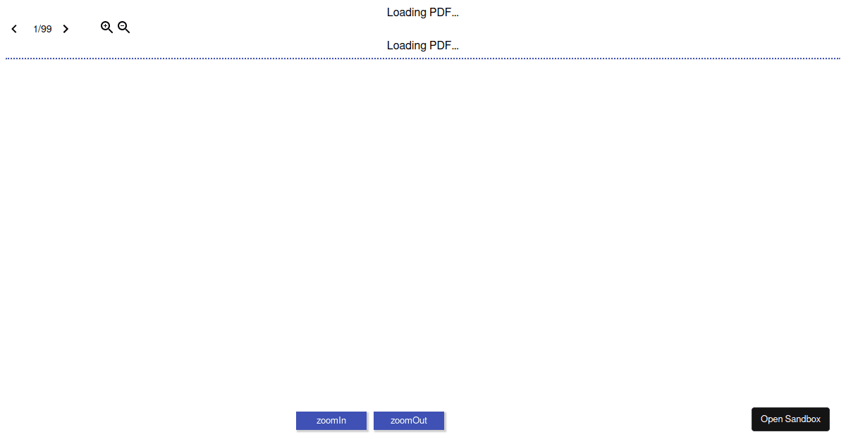 Final Version of Single Page PDF Viewer - Codesandbox