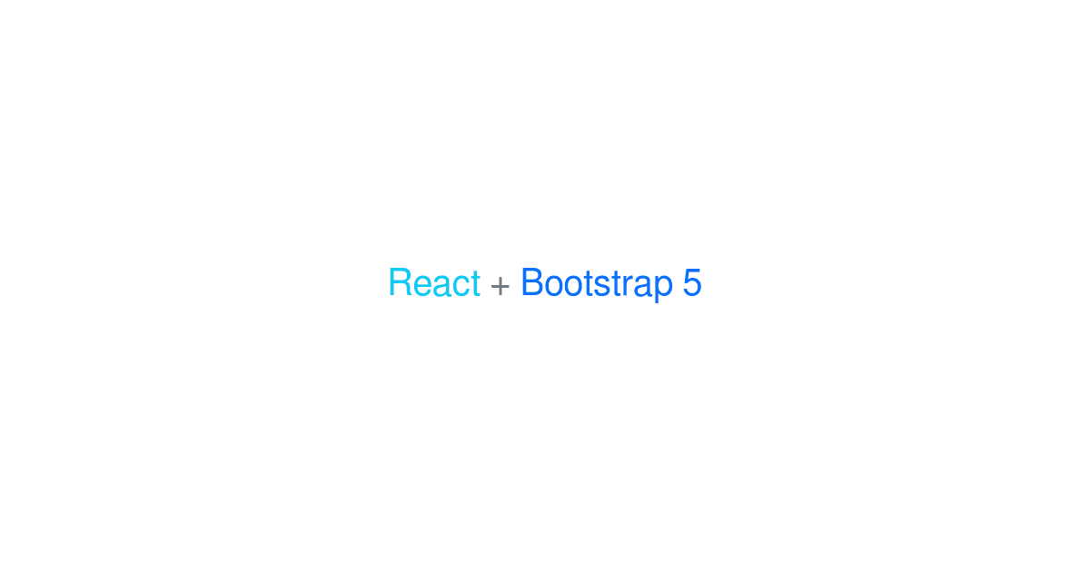 bx: react + bootstrap - Codesandbox