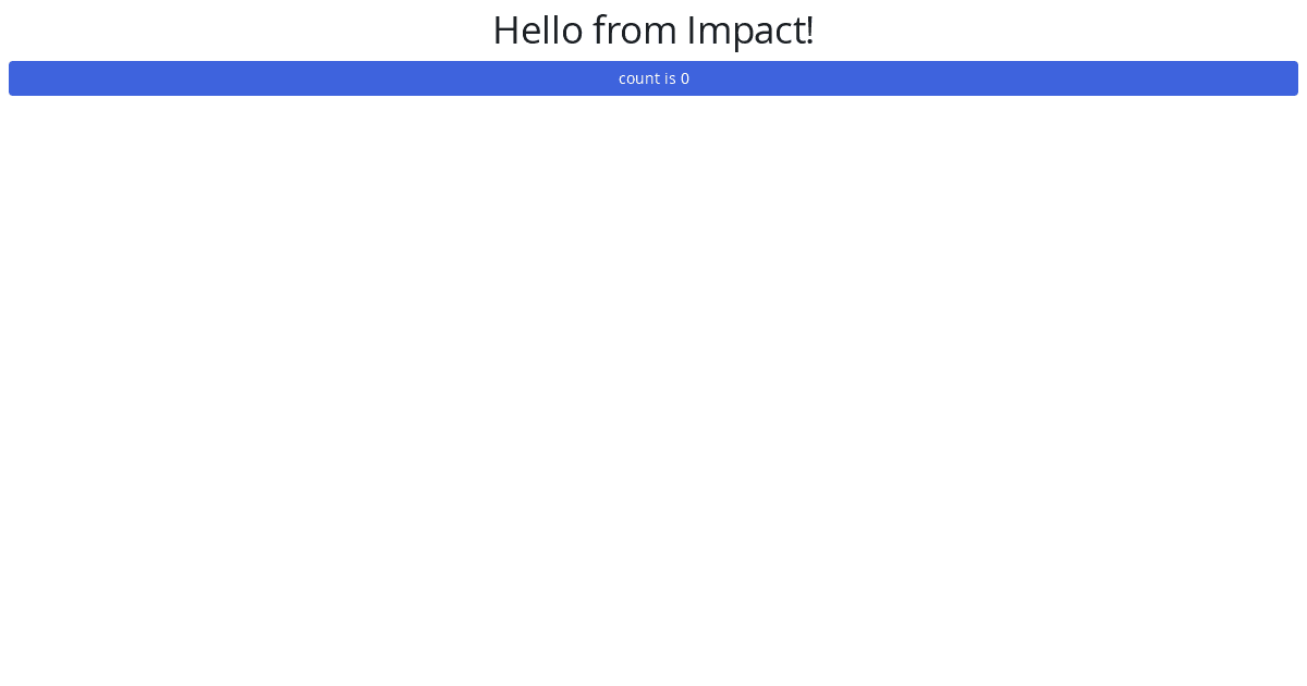 impact-example-template - Codesandbox