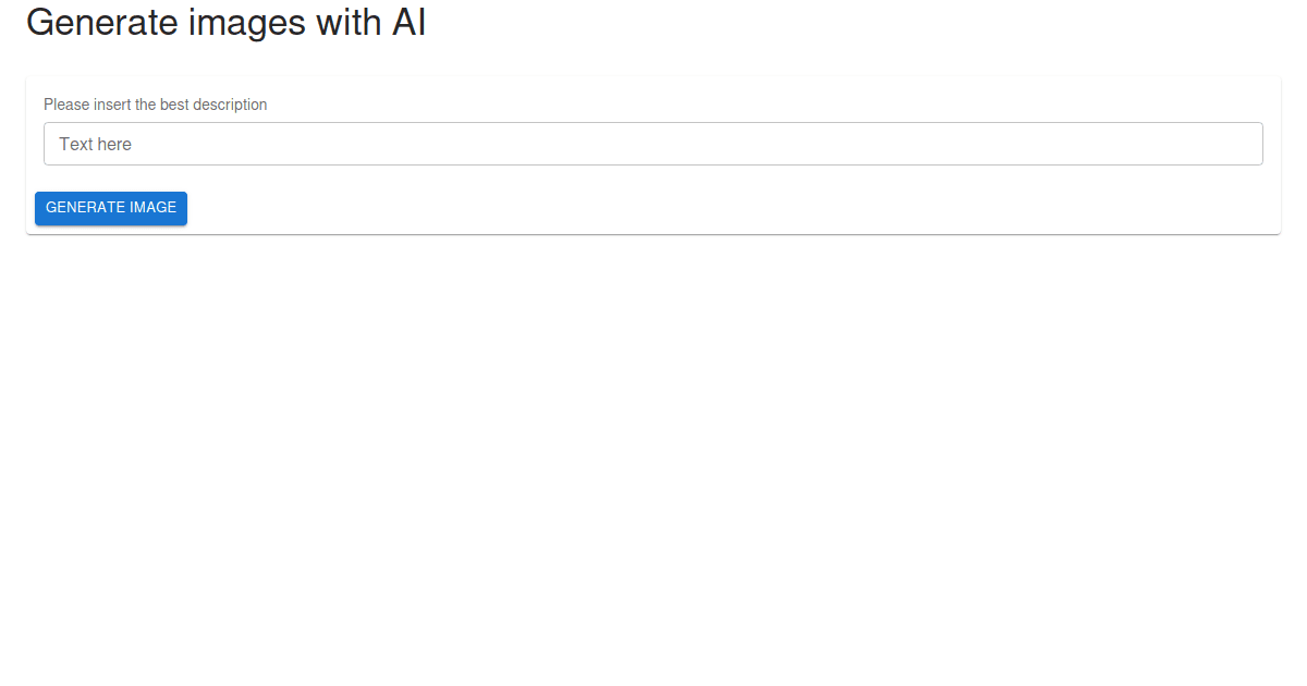 generate-image-with-AI - Codesandbox