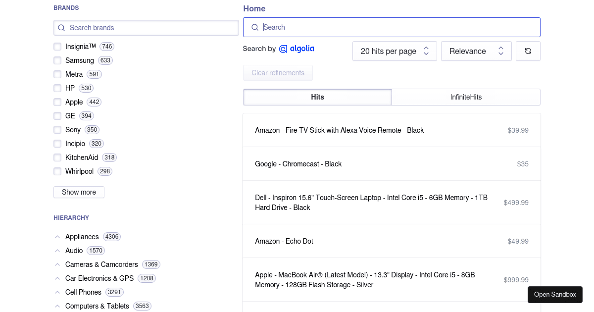 example-react-instantsearch-default-theme - Codesandbox example-react-instantsearch-default-theme - Codesandbox
