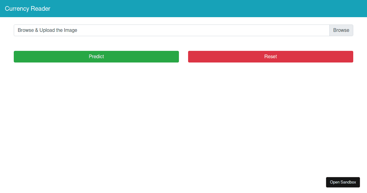 currency-reader-react - Codesandbox